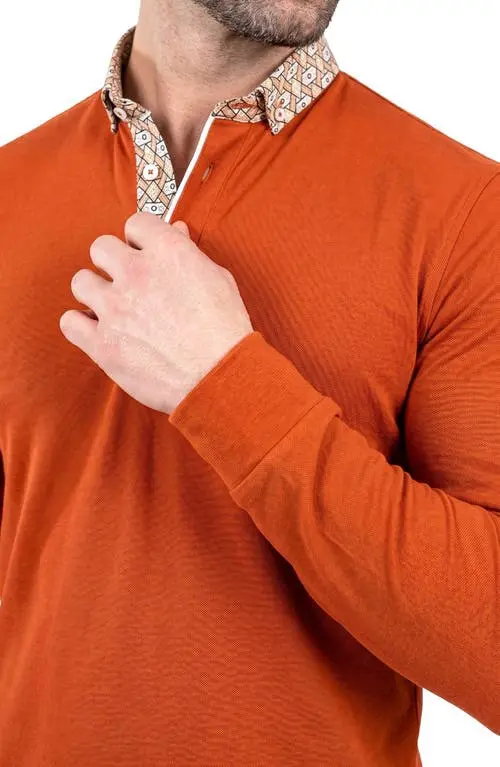 MACEOO Newton Ooohcotton Long Sleeve Polo