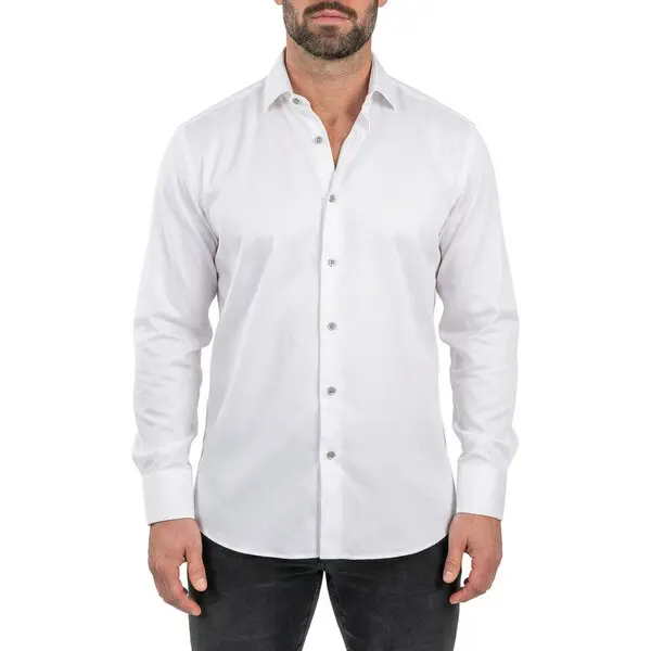 MACEOO Fibonacci Contemporary Fit Button-up Shirt