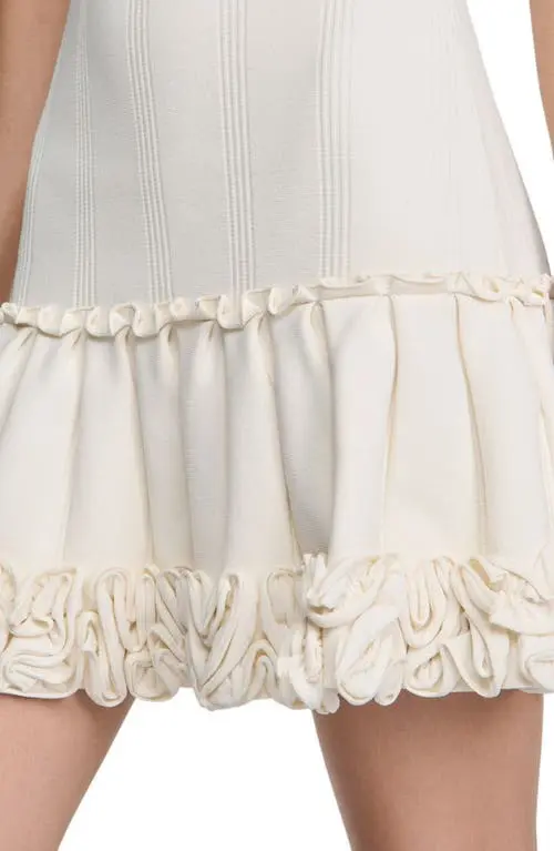 Sandro Floral Knit Short Dress