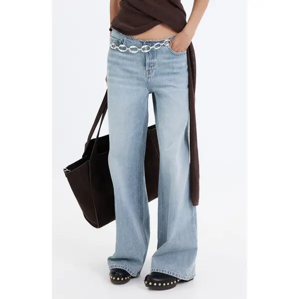 Mango Oscar Raw Edge Straight Leg Jeans