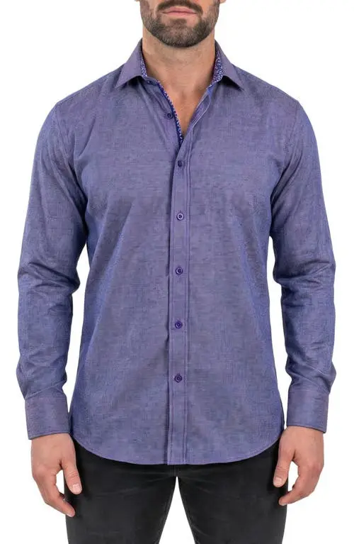 MACEOO Einstein Contemporary Fit Button-up Shirt