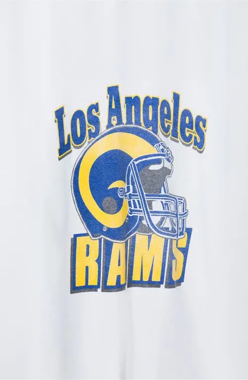 Junk Food Los Angeles Rams Throwback Helmet Cotton Graphic T-shirt