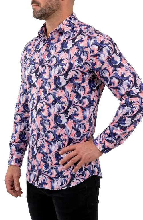 MACEOO Fibonacci Contemporary Fit Button-up Shirt