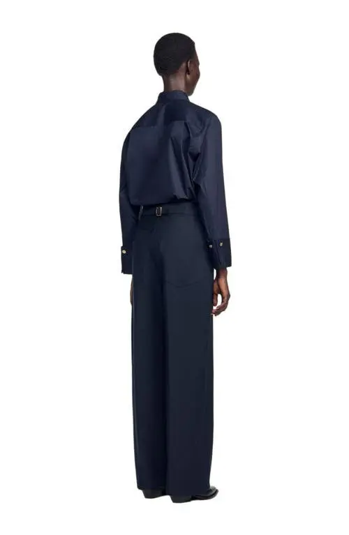 Sandro Wool Suit Trousers