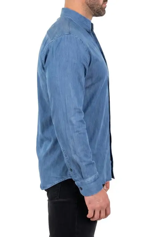 MACEOO Ceremony Prince Stand Collar Dress Shirt