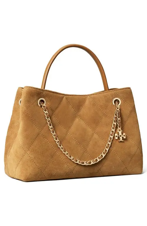 Tory Burch Small Fleming Suede Carryall Tote