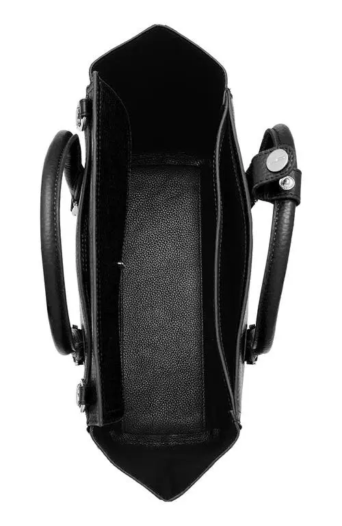 BEHNO Coco Medium Pebbled Leather Satchel