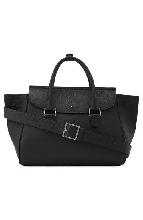 BEHNO Coco Medium Pebbled Leather Satchel