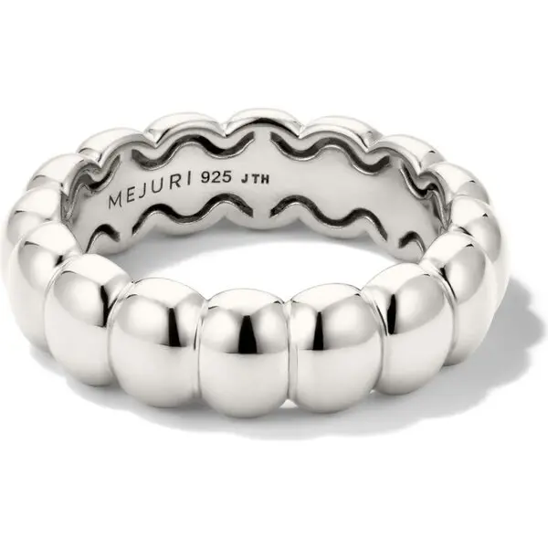 Mejuri Puffy Stacker Ring - Sterling Silver