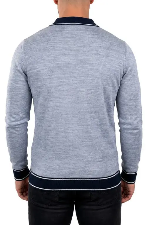 MACEOO Quarter Zip Merino Wool Sweater