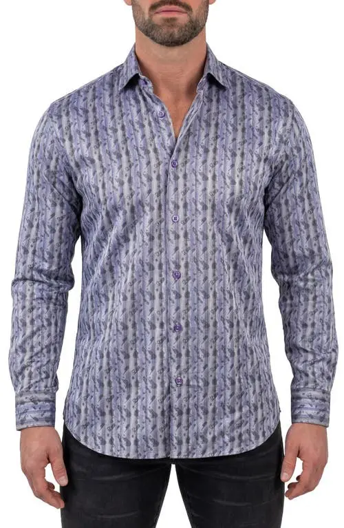 MACEOO Fibonacci Contemporary Fit Button-up Shirt