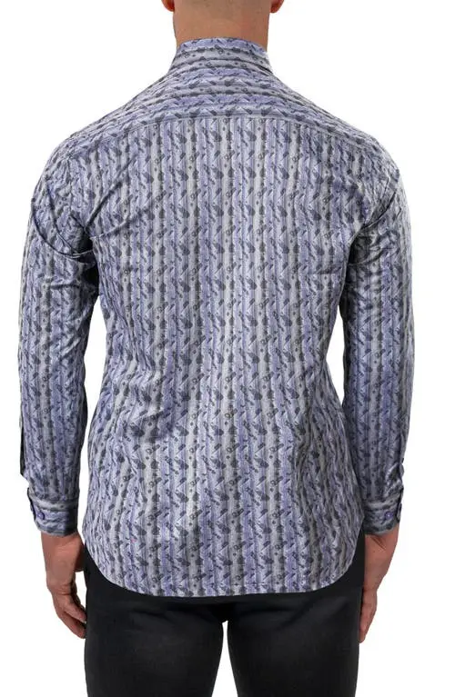 MACEOO Fibonacci Contemporary Fit Button-up Shirt