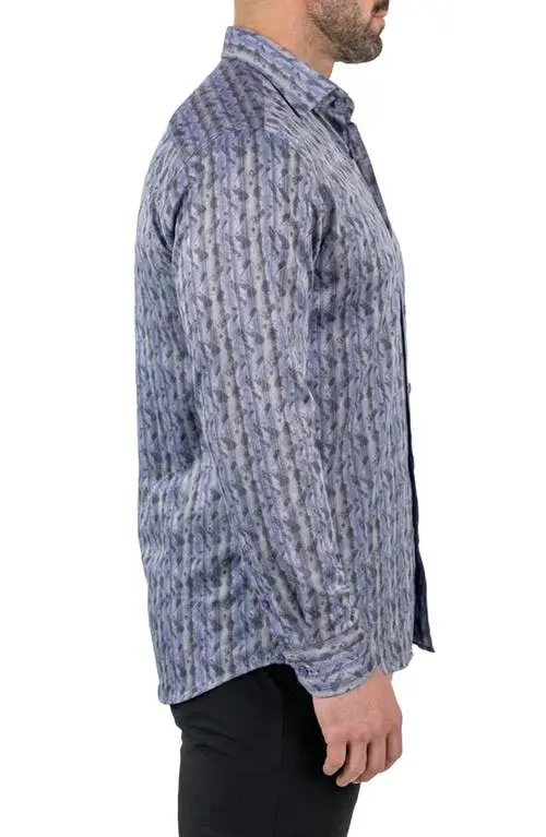 MACEOO Fibonacci Contemporary Fit Button-up Shirt