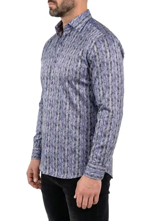 MACEOO Fibonacci Contemporary Fit Button-up Shirt