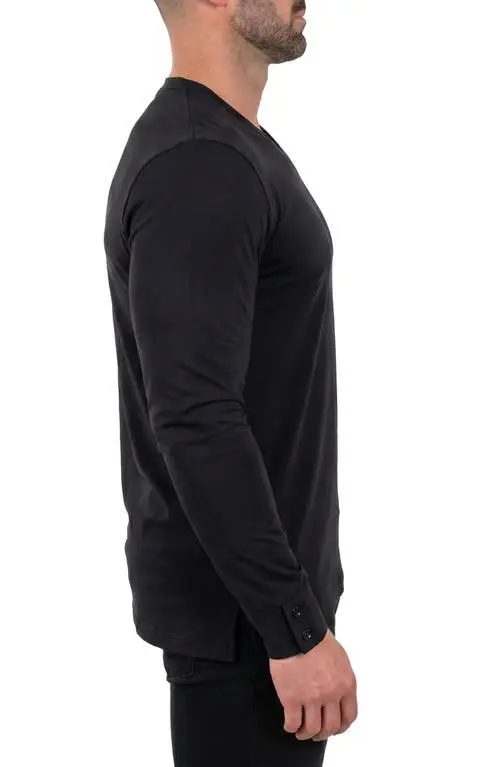 MACEOO Rissa Long Sleeve V-neck T-shirt