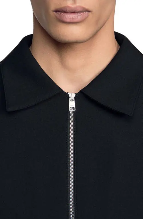 Sandro Zipped Shirt - Black