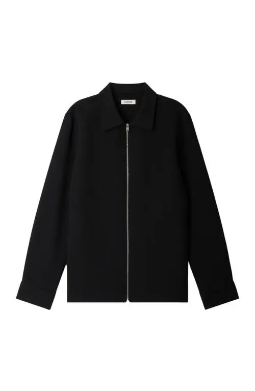 Sandro Zipped Shirt - Black
