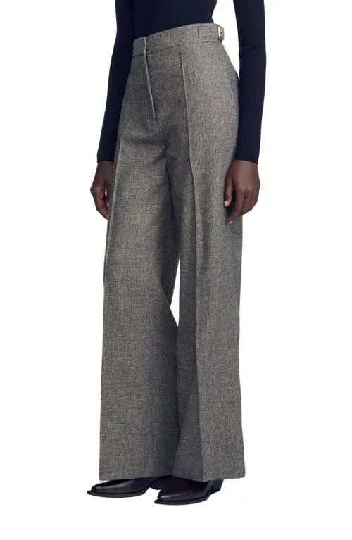 Sandro Wool Suit Trousers