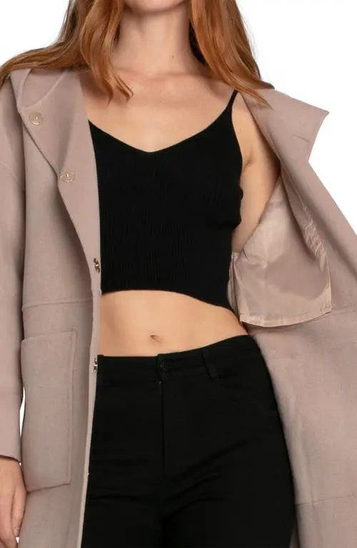 BELLE & BLOOM Sunday Morning Wool Blend Coat