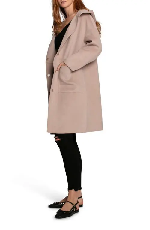 BELLE & BLOOM Sunday Morning Wool Blend Coat