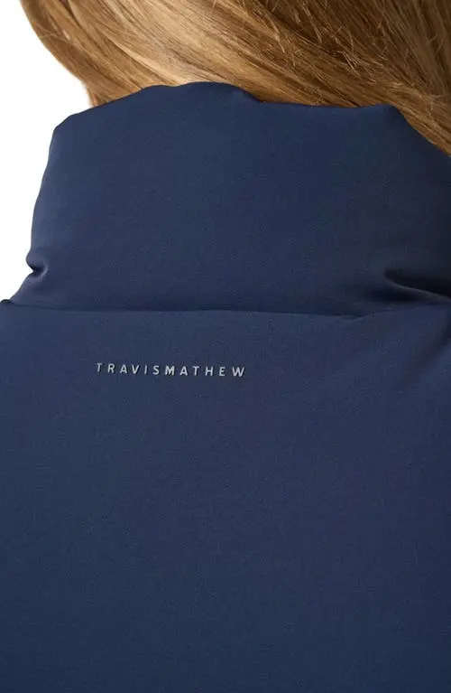 Travis Mathew Quilted Midweight Stretch Jacket - Navy Blazer