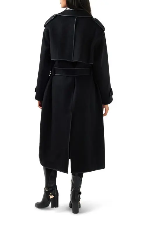 BELLE & BLOOM Million Reasons Wool Blend Trench Coat