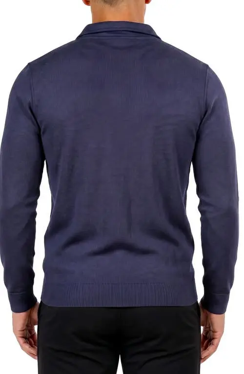 MACEOO Mercerized Cotton Quarter Zip Pullover