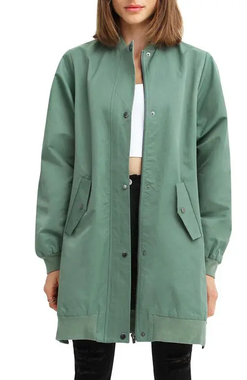 BELLE & BLOOM Chasing You Long Bomber Jacket