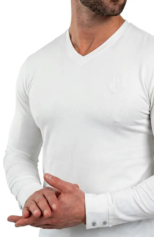 MACEOO Rissa V-neck Long Sleeve T-shirt