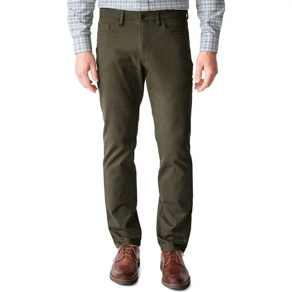 Johnston & Murphy Nolan Five-pocket Stretch Pima Cotton Pants