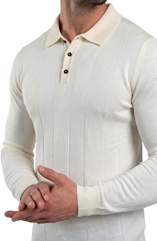 MACEOO Unknown Eleven Merino Wool Polo Sweater