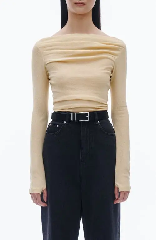 Nude Lucy Ziel Off Shoulder Top - Chamomile