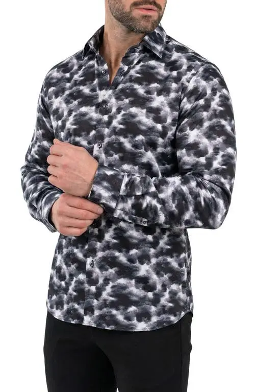 MACEOO Fibonacci Contemporary Fit Button-up Shirt