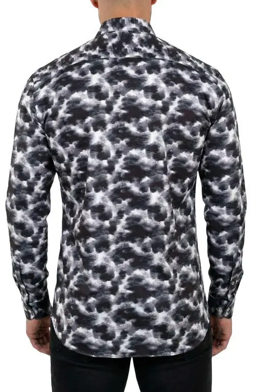 MACEOO Fibonacci Contemporary Fit Button-up Shirt