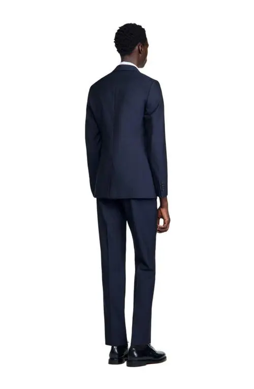 Sandro Virgin Wool Suit Jacket
