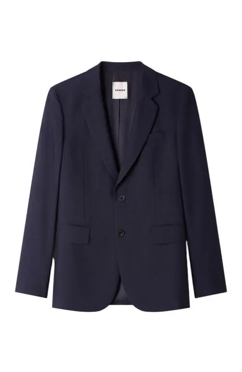 Sandro Virgin Wool Suit Jacket