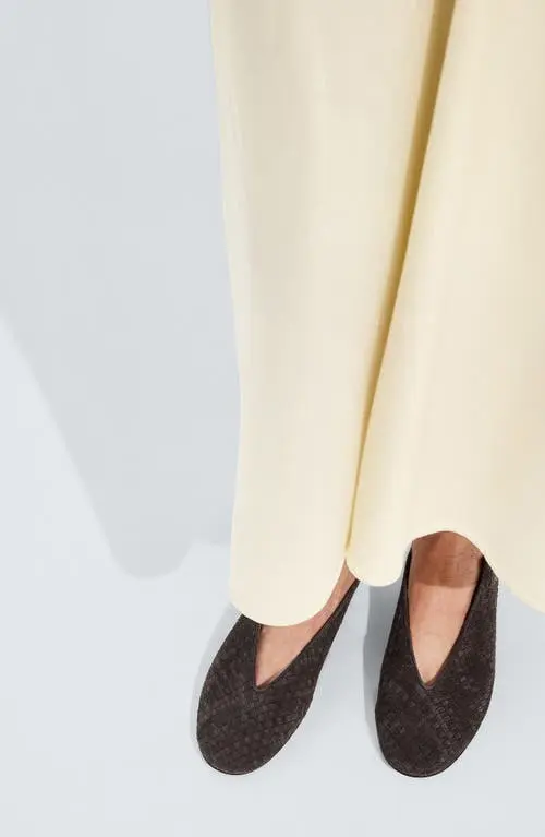 Bottega Veneta Rosa Intrecciato Flat