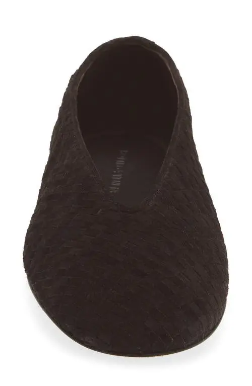 Bottega Veneta Rosa Intrecciato Flat