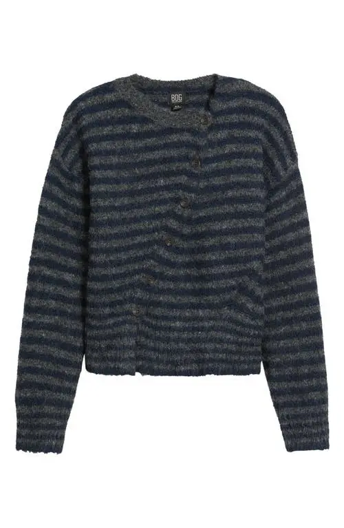 BDG URBAN OUTFITTERS Asymmetrical Stripe Cardigan