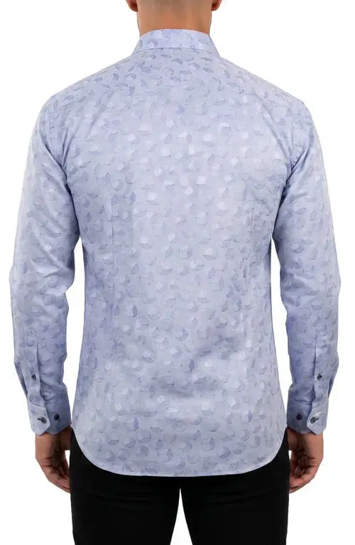 MACEOO Fibonacci Contemporary Fit Button-up Shirt