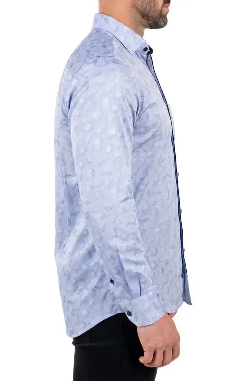 MACEOO Fibonacci Contemporary Fit Button-up Shirt
