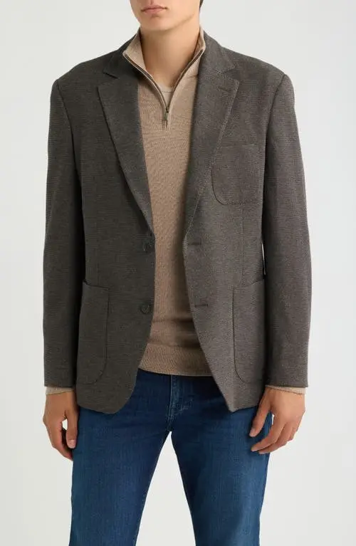 Nordstrom Henrik Knit Sport Coat - Brown Sedea