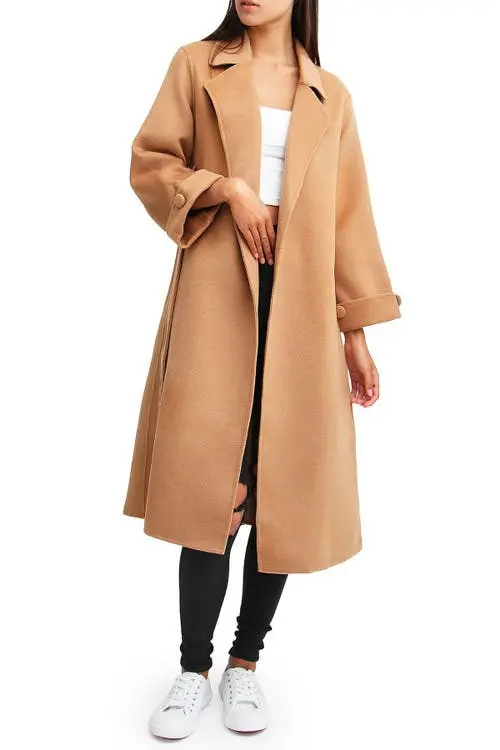 BELLE & BLOOM Stay Wild Oversized Wool Coat
