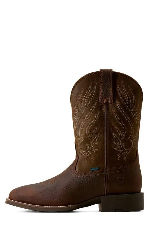 Ariat Sport Riggs Waterproof Wide Square Toe Western Boot - Copper Kettle