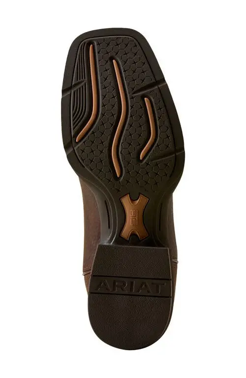 Ariat Sport Riggs Waterproof Wide Square Toe Western Boot - Copper Kettle