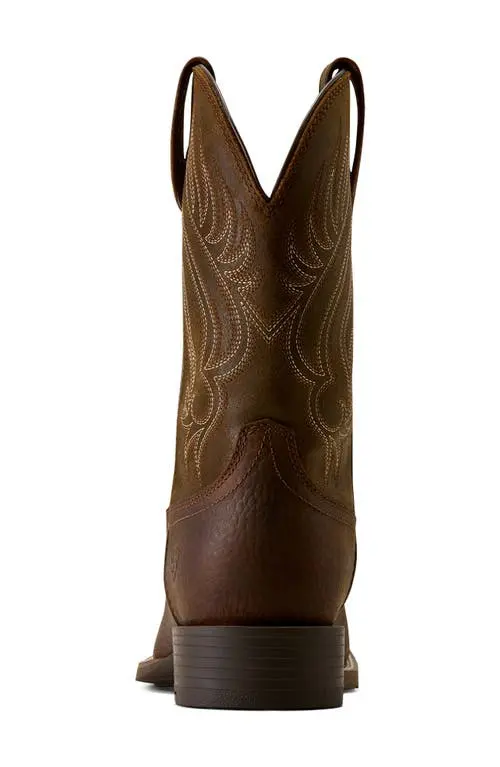 Ariat Sport Riggs Waterproof Wide Square Toe Western Boot - Copper Kettle