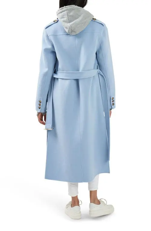 BELLE & BLOOM Skylilght Longline Wool Blend Coat