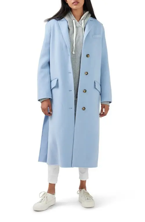 BELLE & BLOOM Skylilght Longline Wool Blend Coat