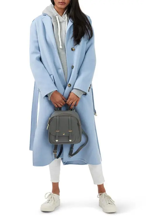 BELLE & BLOOM Skylilght Longline Wool Blend Coat