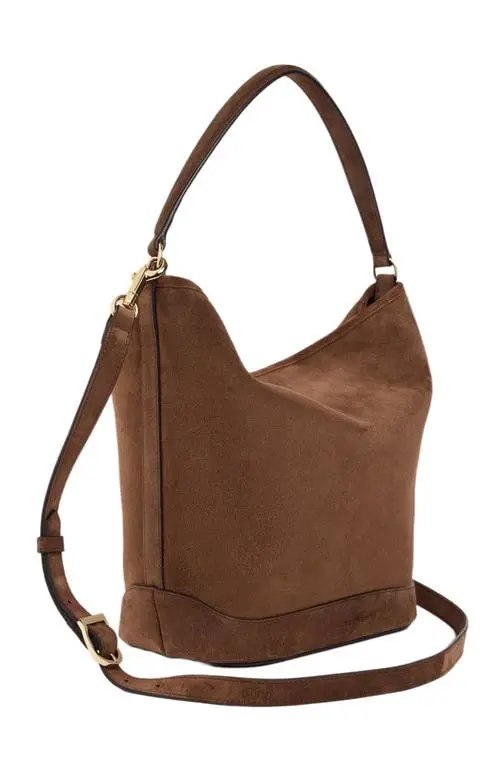 Sandro Tangoso Suede Bucket Bag